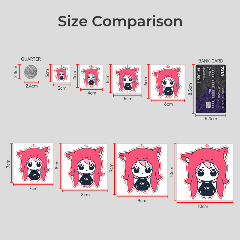 Custom Acrylic Movable Wings Keychains