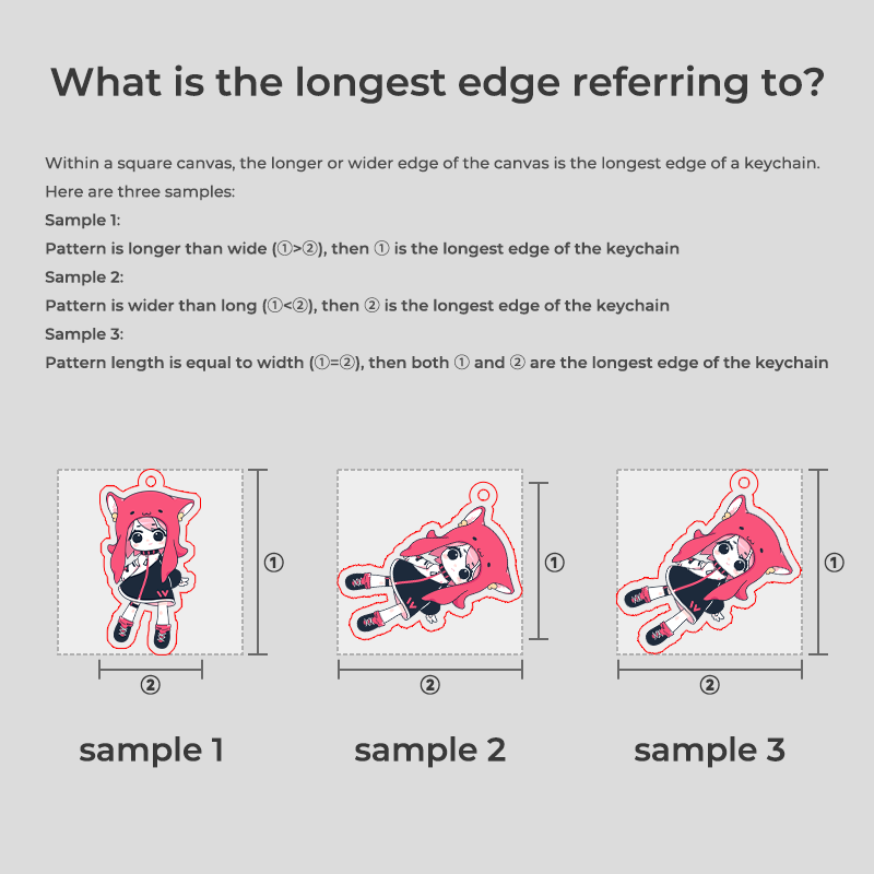 Custom Acrylic Movable Wings Keychains