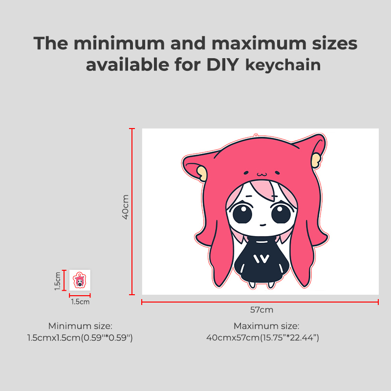 Custom Acrylic Movable Wings Keychains