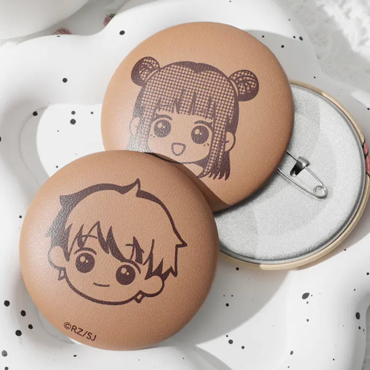 PU badges - 2.28"(58mm)