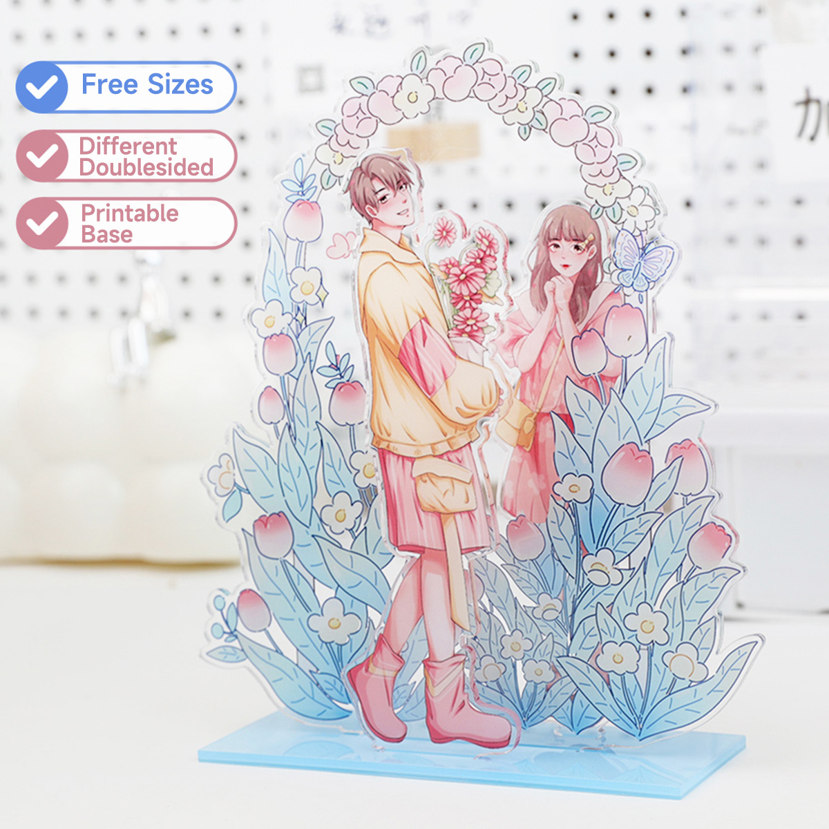 Custom Triple Insert Acrylic Standees