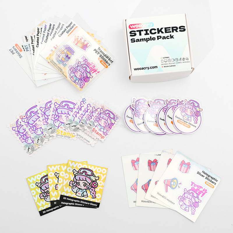 Wooacry Sample Pack - Stickers Sample Pack